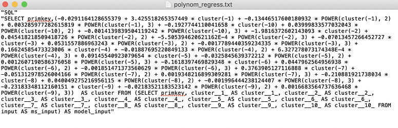 Pulling a polynomial regression model out of a polynomial regression ... Pulling a polynomial regression model out of a polynomial regression ...