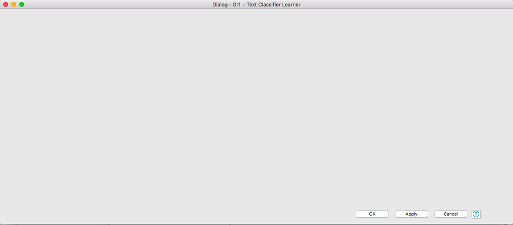 Knime Config Dialogs/Popups for Palladian Blank - Community Extensions ... Knime Config Dialogs/Popups for Palladian Blank - Community Extensions ...
