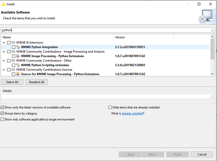 Preferences Menue Does Not Show An Entry To Define Python Scripting KNIME Community Forum
