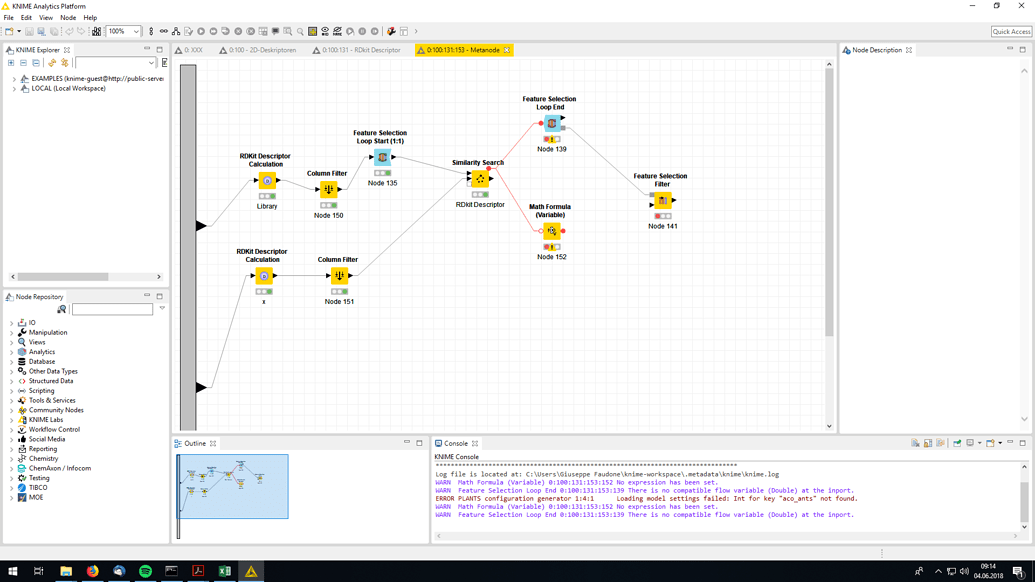 Feature selected loop start - KNIME Analytics Platform - KNIME Community Forum