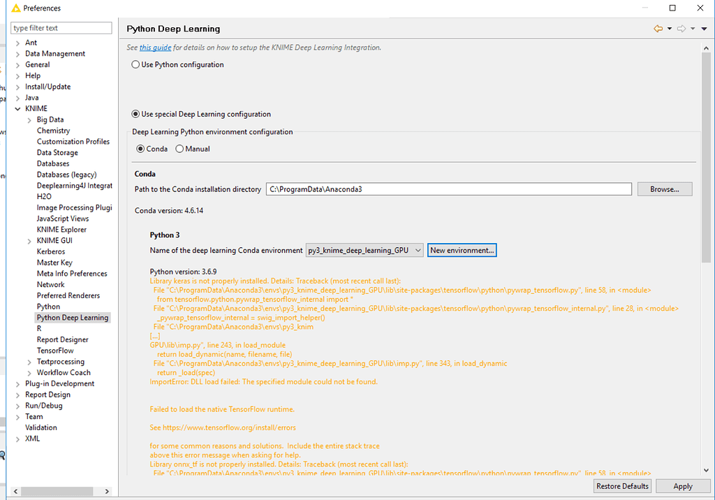 Knime Aws Instance Gpu Deep Learning Setup Knime Extensions Knime Community Forum