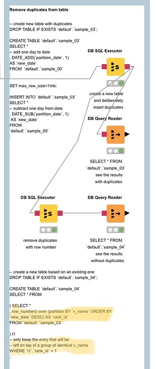 Remove rows with duplicate values - KNIME Analytics Platform - KNIME Community Forum