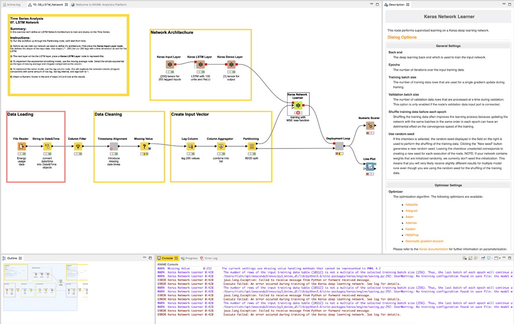 Keras Network Learner Error when running LSTM (KNIME 4.1) - KNIME Extensions - KNIME Community Forum
