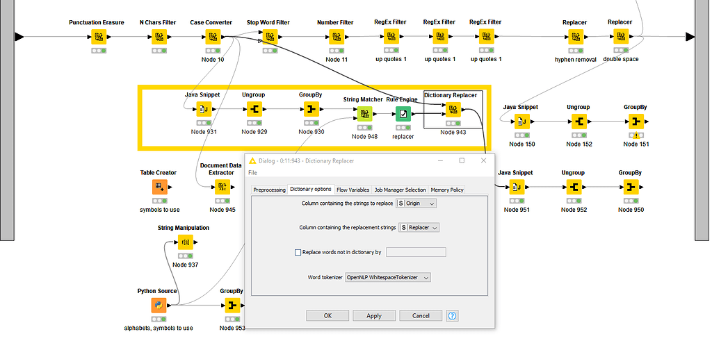 Dictionary Replacer won't work - KNIME Analytics Platform - KNIME Community Forum