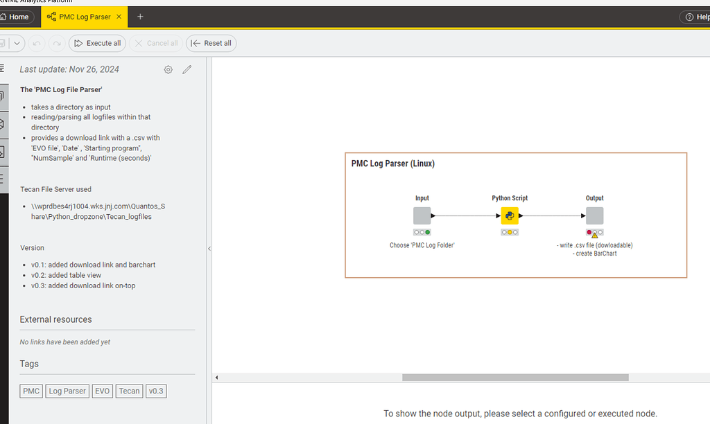 Metadata/workflow description not visible when workflow is deployed on KNIME Server - KNIME ...