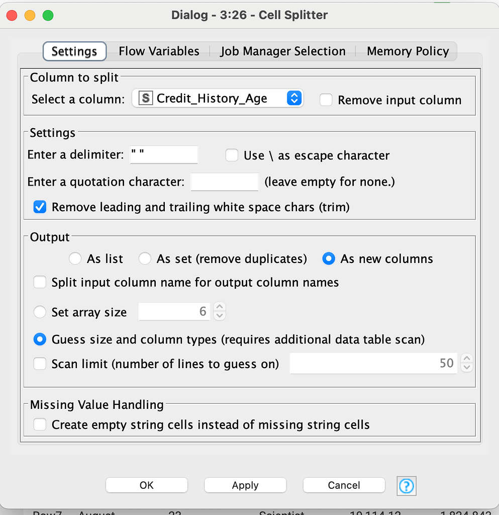 Cell Splitter node not splitting to two different columns - KNIME Analytics Platform - KNIME ...