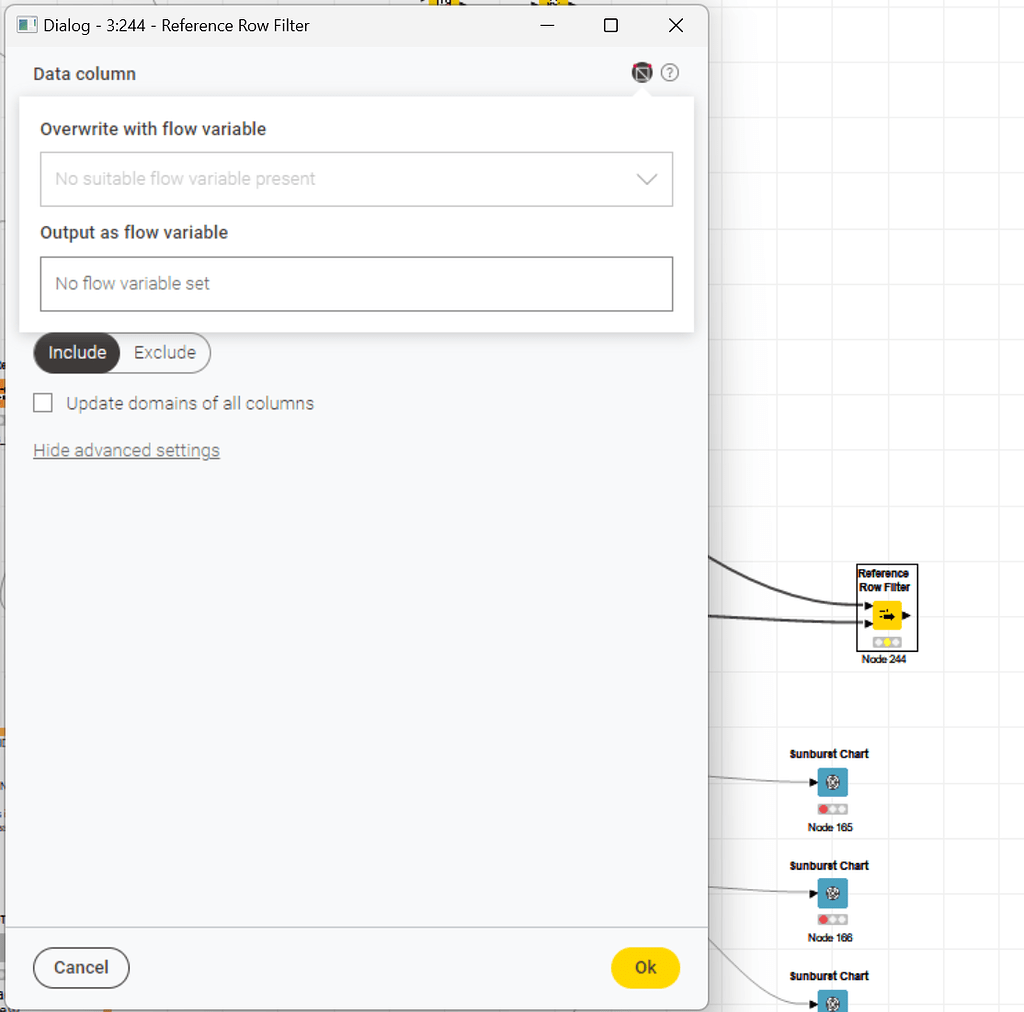 Flow Variables available but Nodes do not list them, empty Flow ...