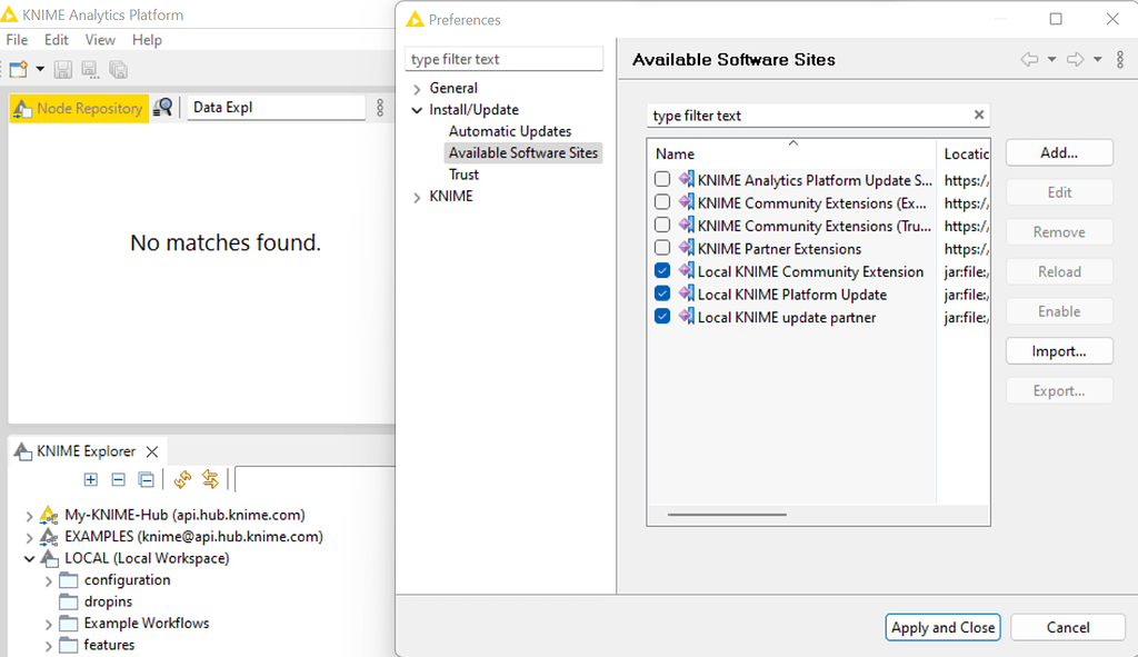 Issue with KNIME extensions install - ver 5.1 - KNIME Extensions - KNIME Community Forum