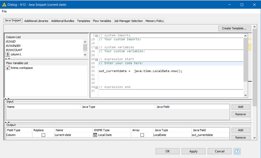 Add Current Date - KNIME Analytics Platform - KNIME Community Forum