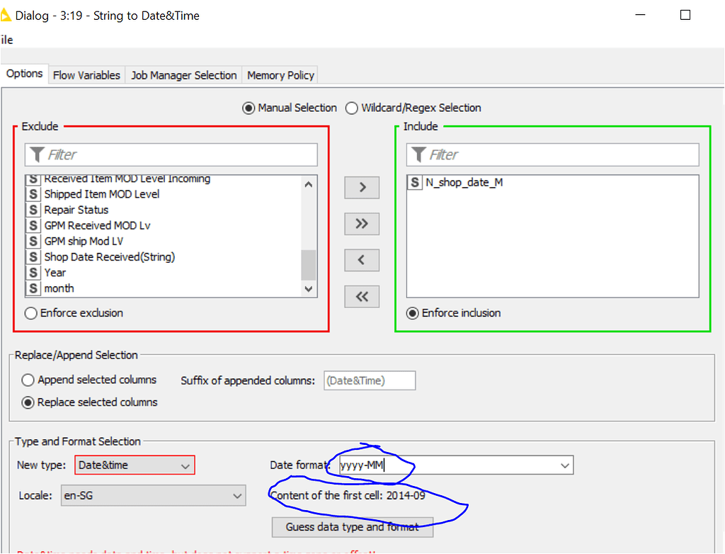 How to convert string 2014-09 to YYYY-MM (Date format) - KNIME Analytics Platform - KNIME ...