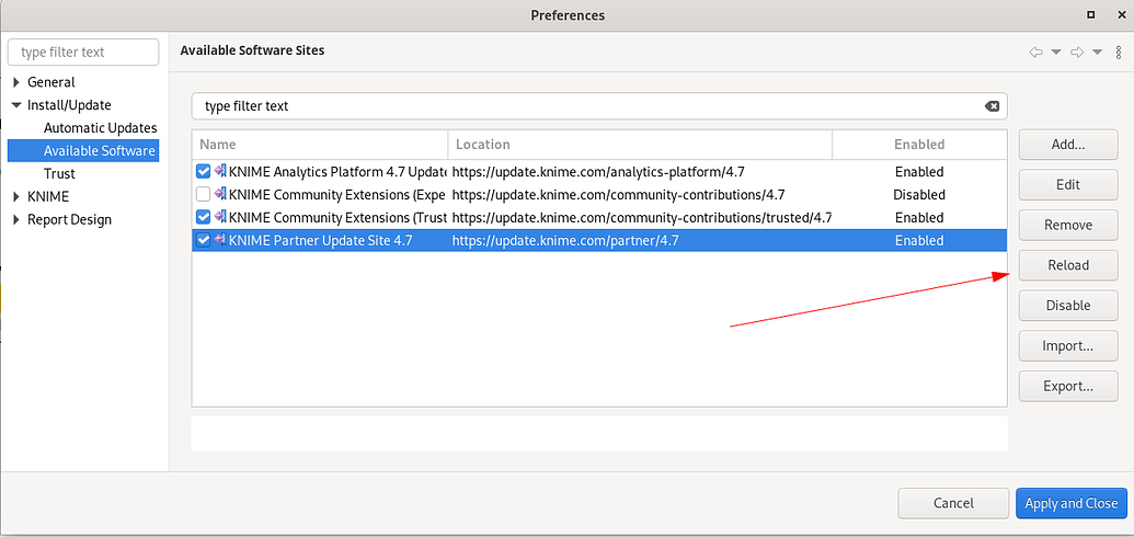 Can’t install extensions or update KNIME after updating to 4.6 - No repository found - KNIME ...