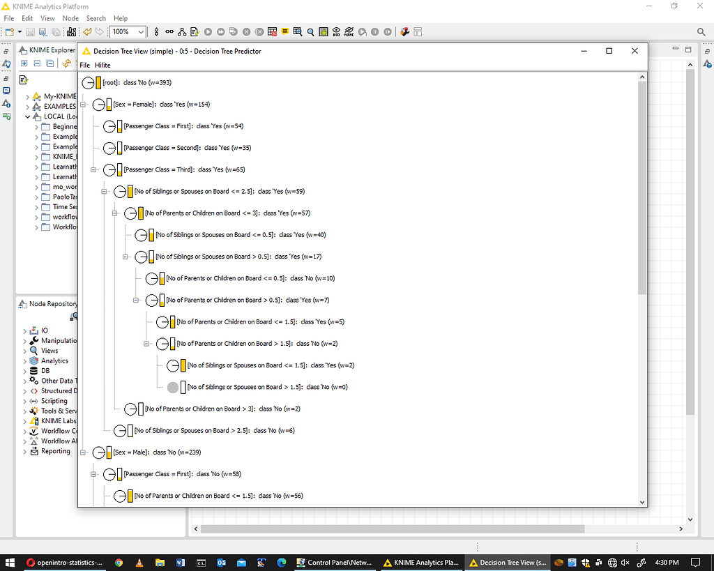 Decision Tree Description KNIME VS RapidMiner - KNIME Analytics Platform - KNIME Community Forum