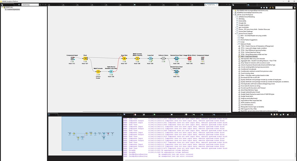 New UI: UI throwing error if workflow outside of Workspace is opened - Implemented Fixes - KNIME ...