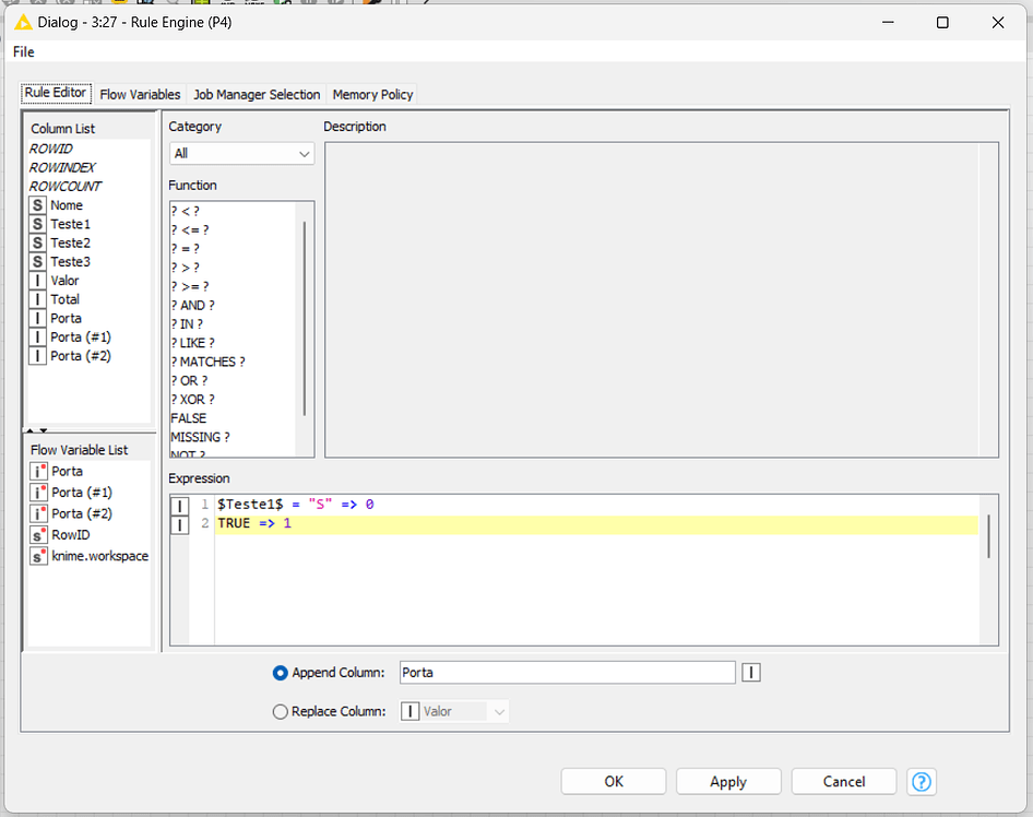 IF, OR, AND Statement Rule Engine - KNIME Analytics Platform - KNIME Community Forum