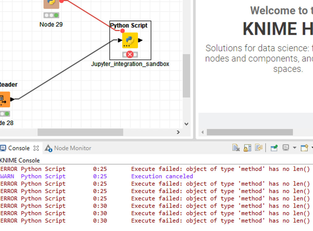 Python Script node error: object of type 'method' has no len() - KNIME ...