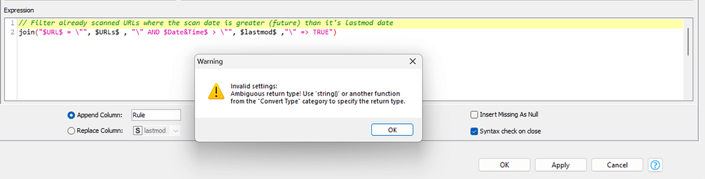 Rule Nodes: Comments parsed causing syntax issues - Feedback & Ideas - KNIME Community Forum