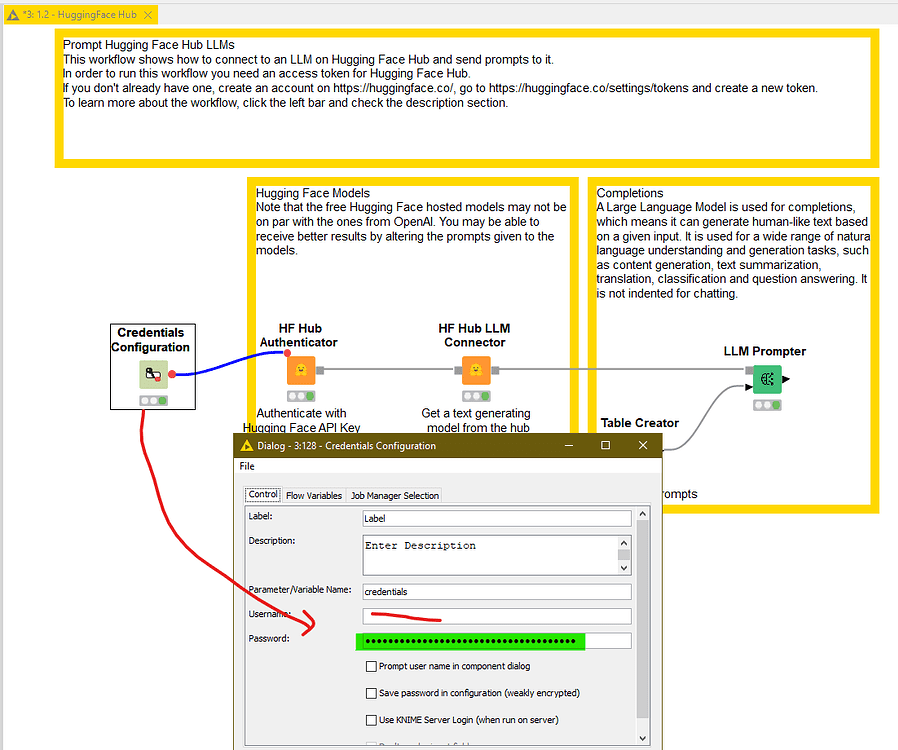 How can I authenticate a token with HuggingFace Hub? - KNIME Analytics Platform - KNIME ...