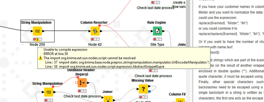 String Manipulation does work only from job exe - KNIME Server - KNIME ...