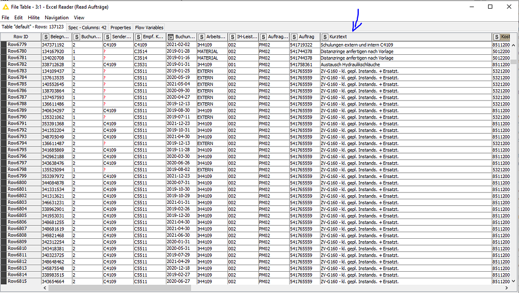 Text processing // Extraction of machine component from a text - KNIME Extensions - KNIME ...