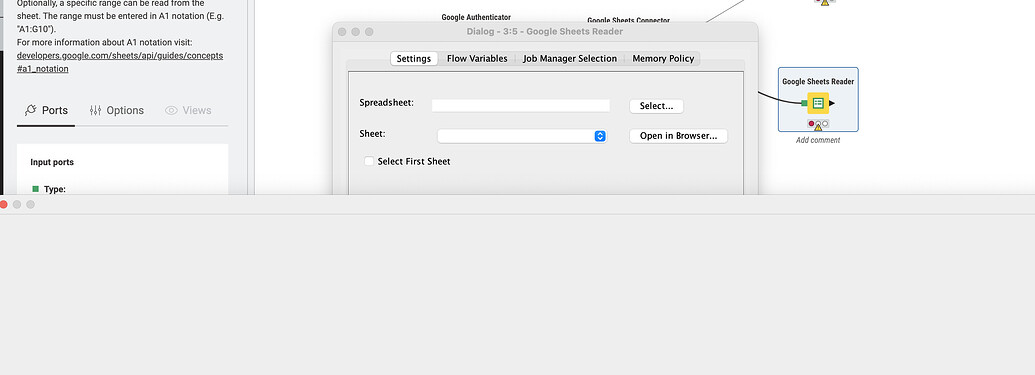 Connecting to Google Sheets - KNIME Analytics Platform - KNIME Community Forum