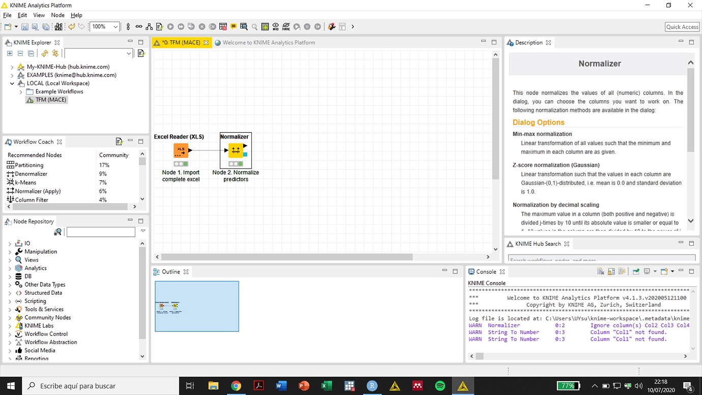 Normalization - KNIME Analytics Platform - KNIME Community Forum