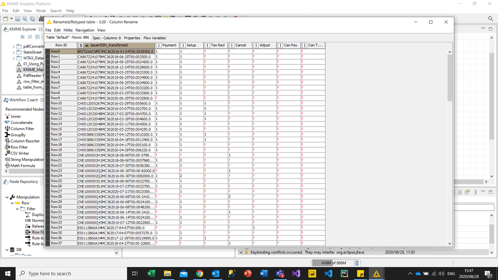 Loop Through Table And Perform Validation Based On Values In Column 9793