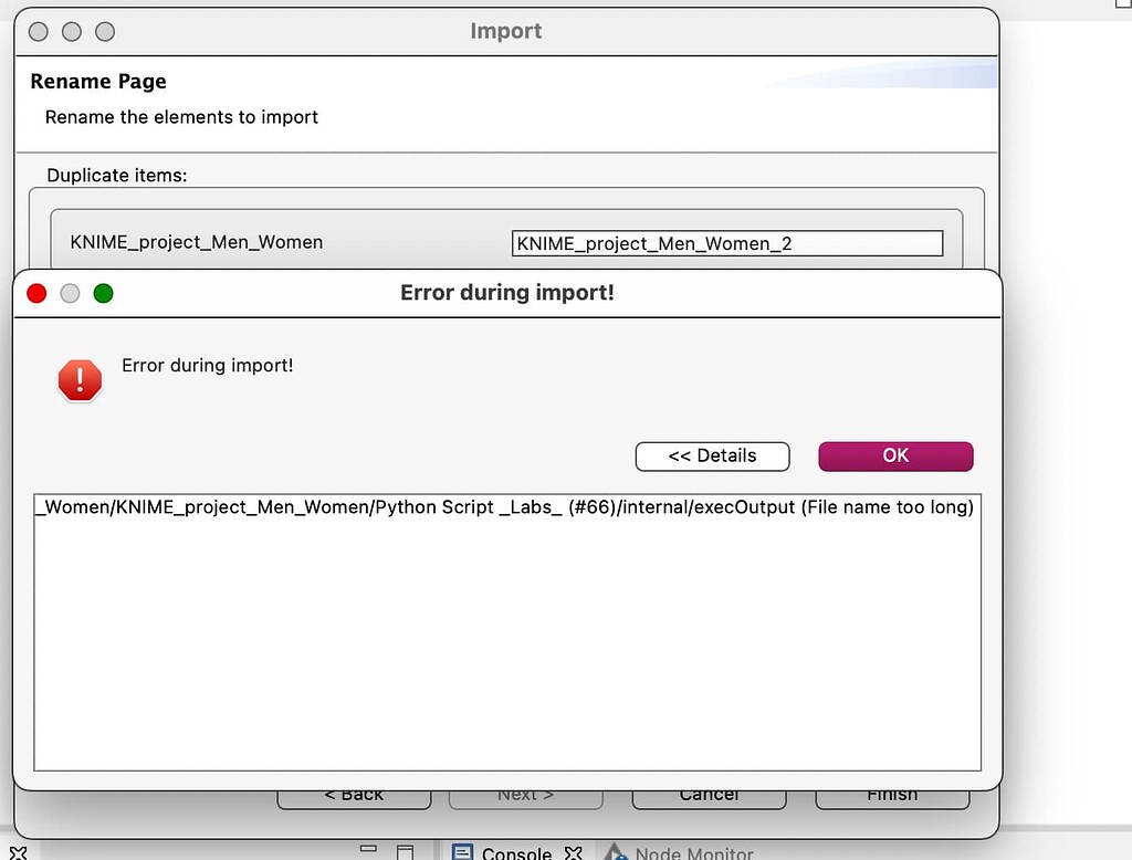 Error on importing knime file - KNIME Analytics Platform - KNIME ...