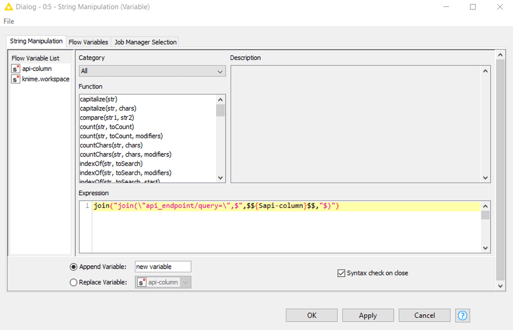 String Manipulation Based On Flow Variable Knime Analytics Platform Knime Community Forum 8989