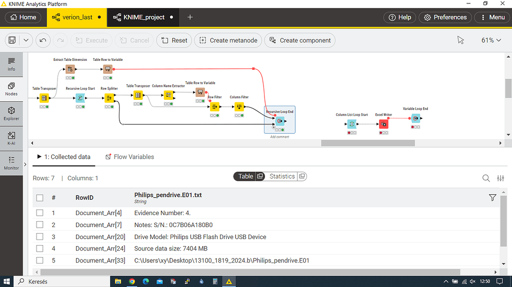 Where and how can I extract the unique table values? - KNIME Analytics ...