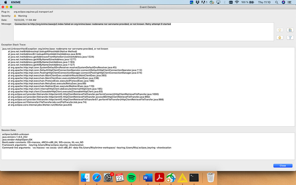 Error Execute Failed Seesar Exited With Return Code 1 Knime
