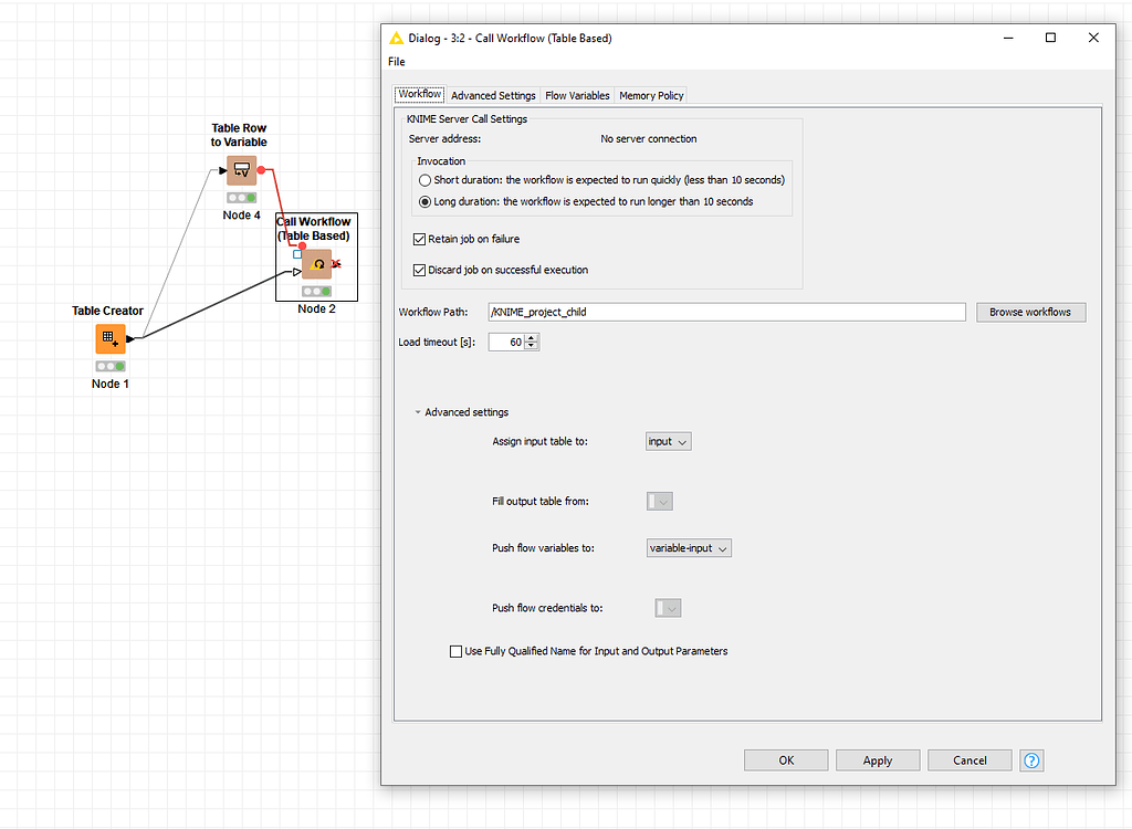 Call Workflow (Table Based) - Problems with pushing flow variables in KNIME versions 4.4.1 and 4 ...