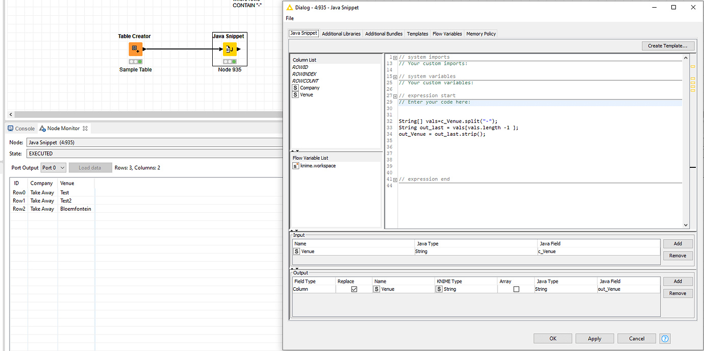 Use "contains" function in an "IF" statement in a Column Expression node - KNIME Analytics ...