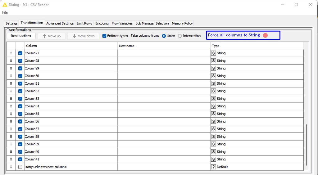 Excel Reader / CSV Reader - Create a Force Type button - Feedback & Ideas - KNIME Community Forum