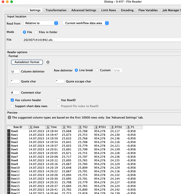 Read Excel 97-2003 files that have a format problem with python - KNIME ...