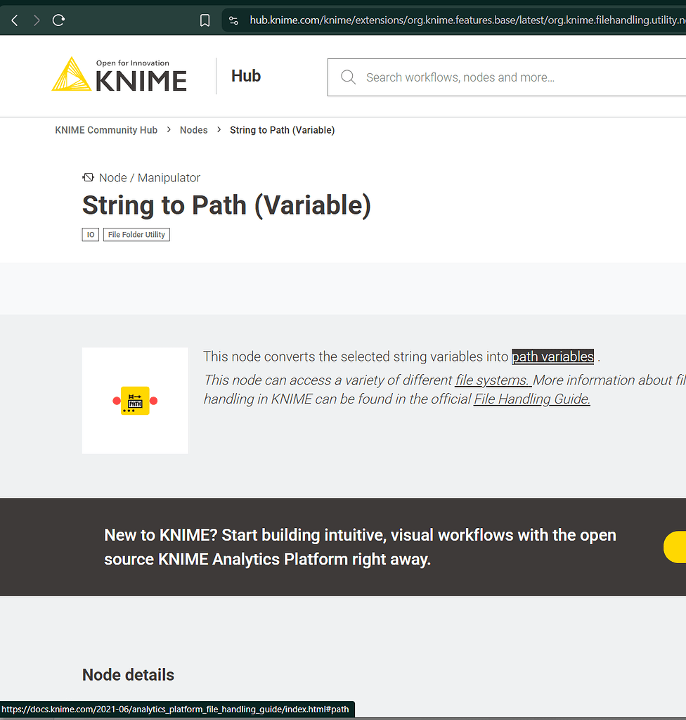 Links in Node description linking to outdated documentation - Feedback ...