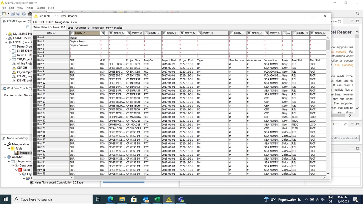 How to make 1st row as a Column headers - KNIME Analytics Platform - KNIME Community Forum