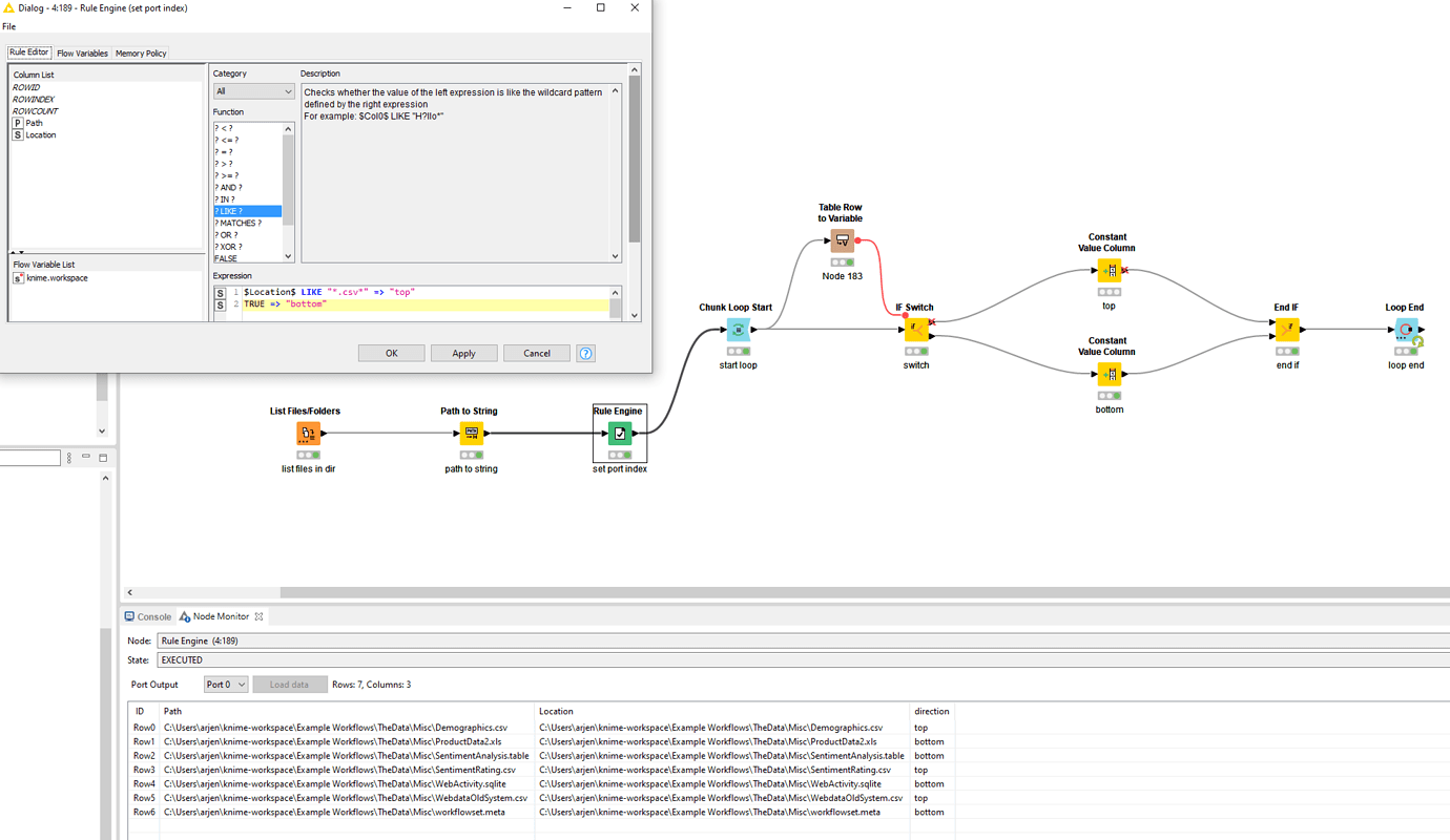 Knime If Switch Conditions KNIME Analytics Platform KNIME
