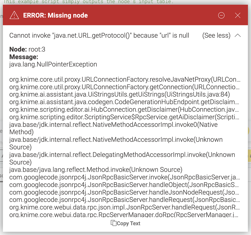 Mac Python AI Error - KNIME Analytics Platform - KNIME Community Forum