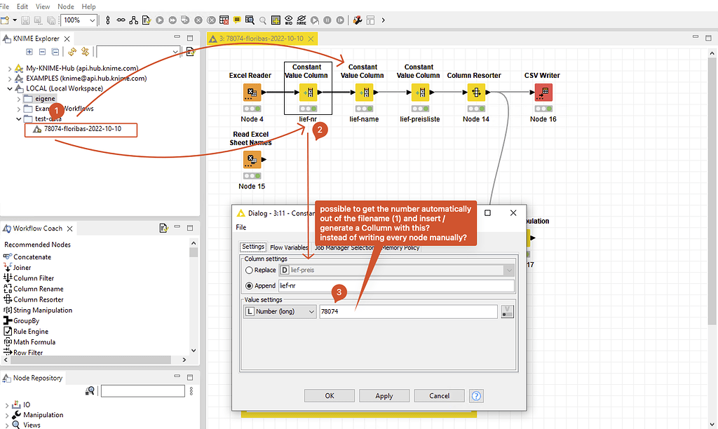 Automatically scrape the filename and generate a column? - KNIME Analytics Platform - KNIME ...