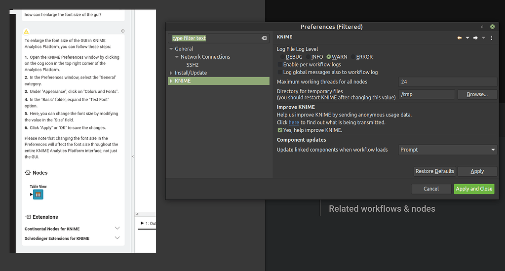 Workable font size - KNIME Analytics Platform - KNIME Community Forum