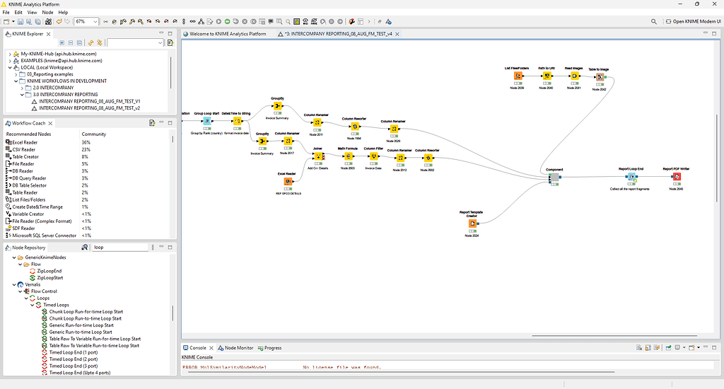 Pdf Reports - blank pages when looping report data - KNIME Extensions - KNIME Community Forum