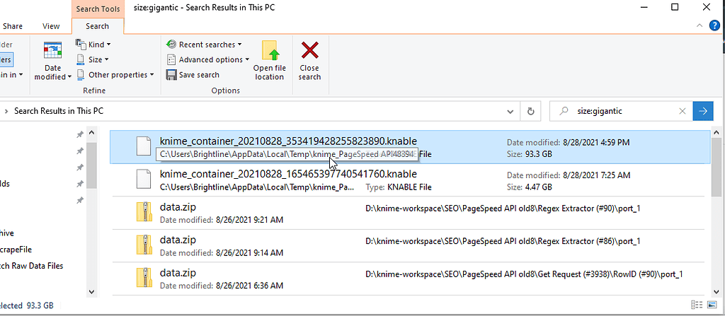 knime_container KNABLE file in \AppData\Local\Temp\ getting too big - KNIME Analytics Platform ...