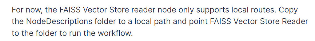 FAISS Vector Store Reader - KNIME Analytics Platform - KNIME Community ...