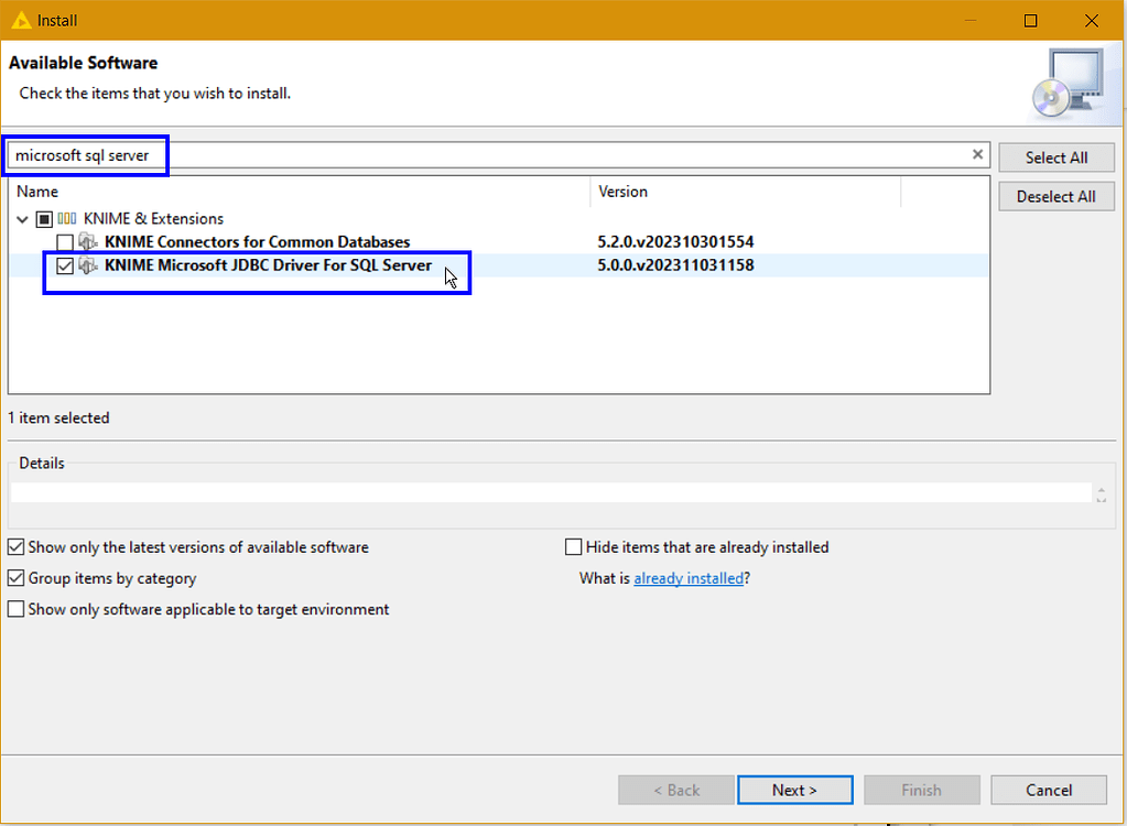 Database Connection for Microsoft SQL Server on KNIME - KNIME Extensions - KNIME Community Forum