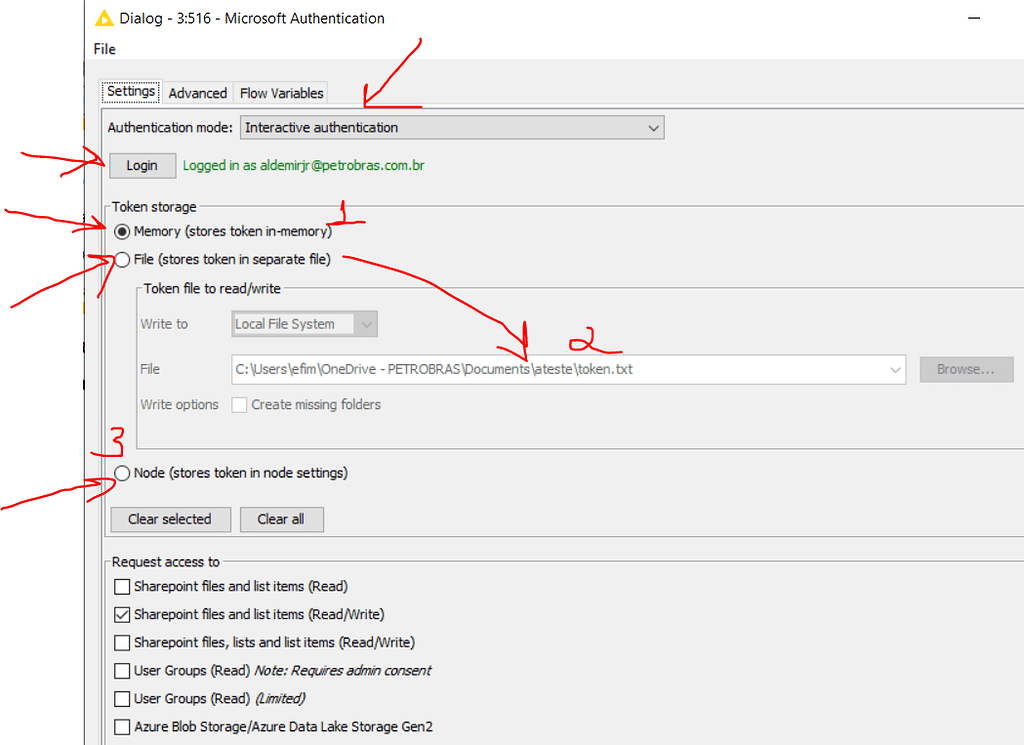 Microsoft authentication failed to conect sharepoint - KNIME Extensions - KNIME Community Forum