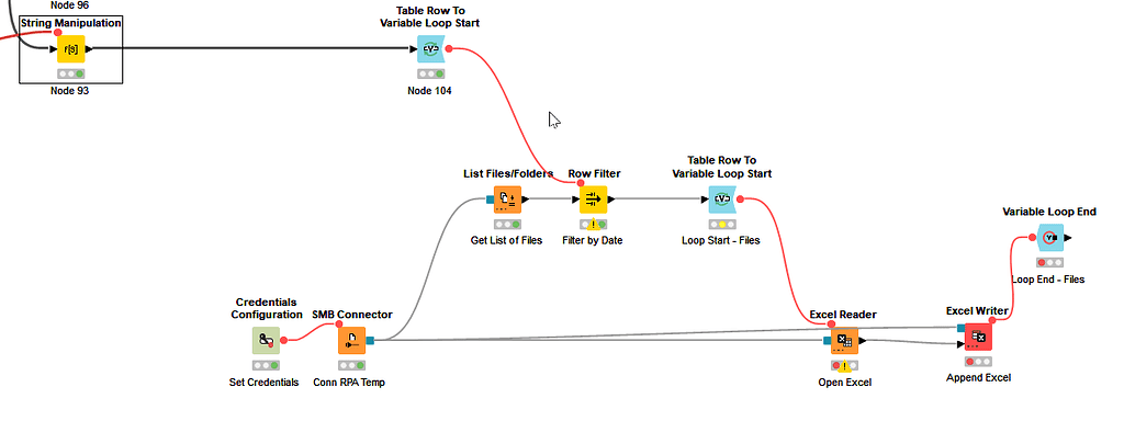 Try Catch - Consolidate Files - If files does not exists skip to the ...