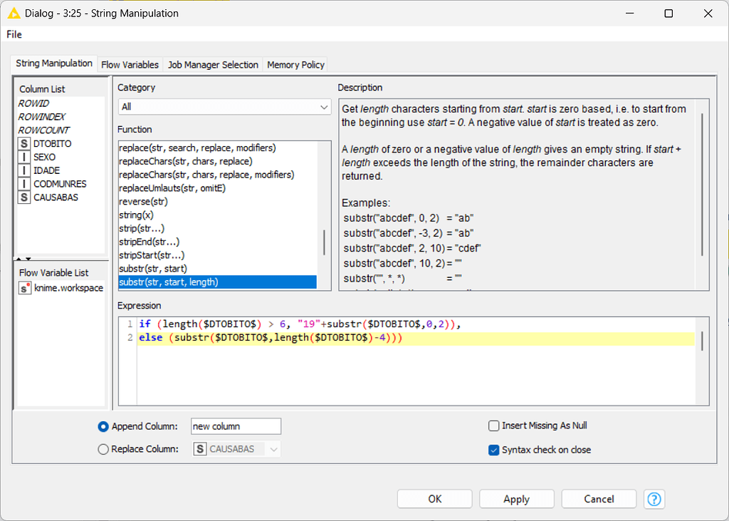 String manipulation with conditionals - KNIME Analytics Platform - KNIME Community Forum