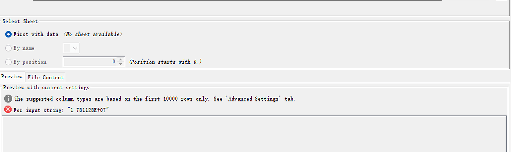 Excel Reader cannot read excel data with hyperlinks - KNIME Analytics ...