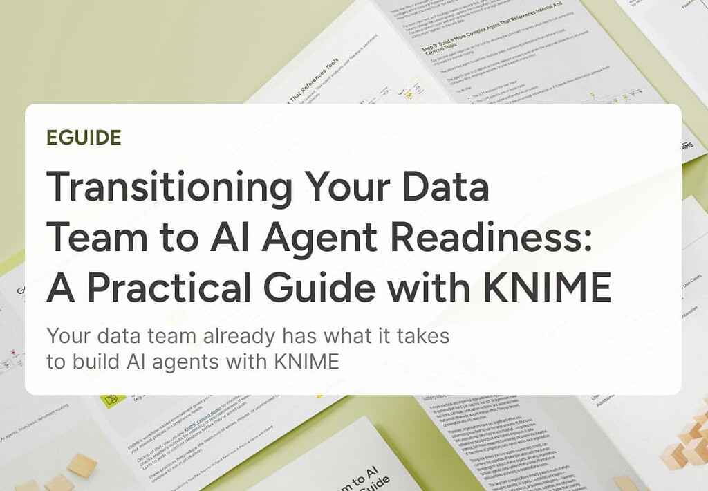 Guide: AI Agent Readiness - Announcements - KNIME Community Forum