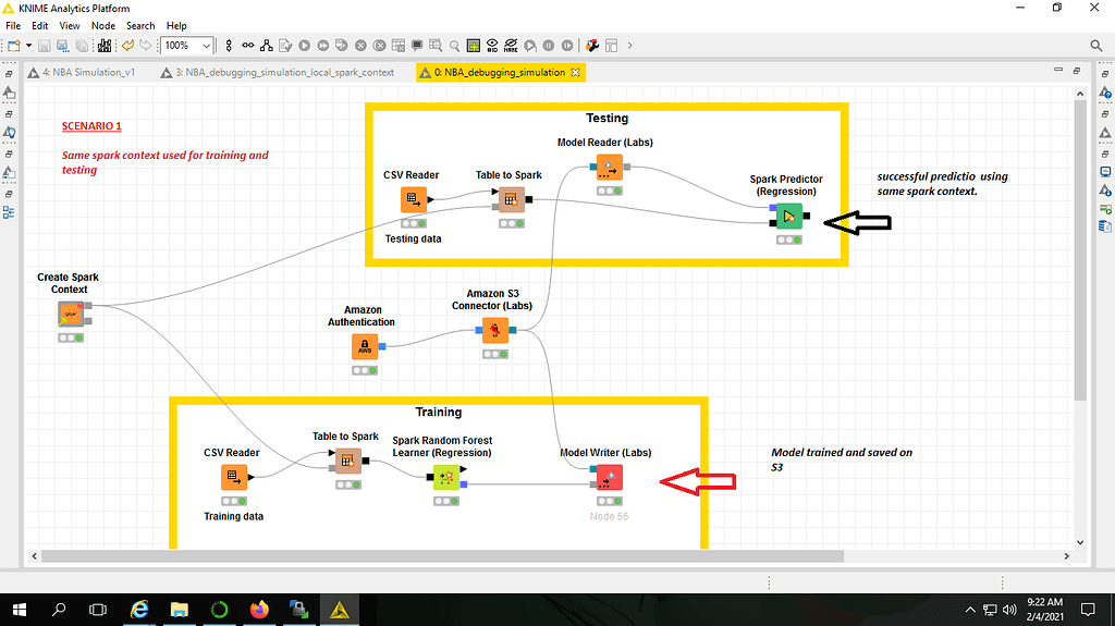 Spark Prediction Node - Execute Failed Empty collection Unsupported ...